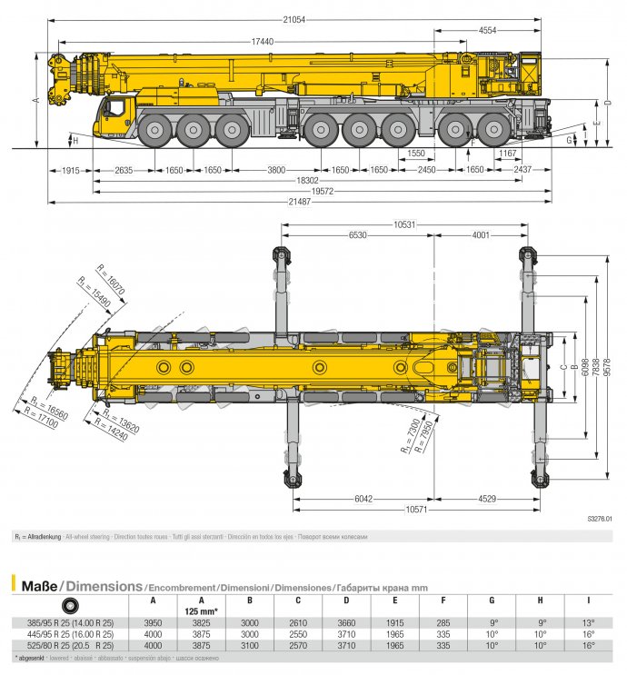 Liebherr LTM 1650-8.1 - All Terrain Mobile Crane Crane Details | Borger ...